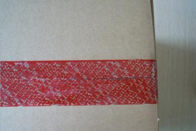 China High Adhesion Sealing Label Tape 50mm x 100m for Industrial Packaging for sale