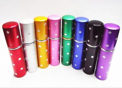 China 5ml Aluminum Perfume Bottles Refillable Travel Size Spray Atomizer for sale