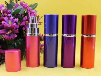 China 20ml Electrochemical Aluminum Spray Bottle Perfume Bottle Refillable for sale