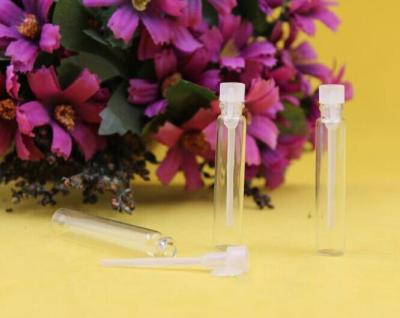 China 2 ml glass Perfume sample tube bottles for sale