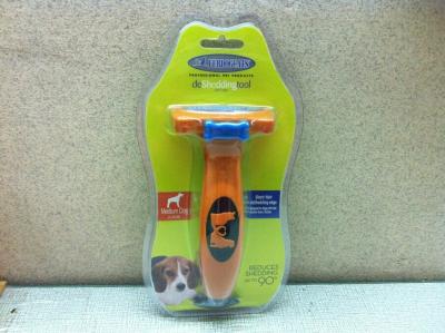 China 2.65 Inch Deshedding Tool for Medium Dogs Short Hair Pet Grooming Comb Edge for sale