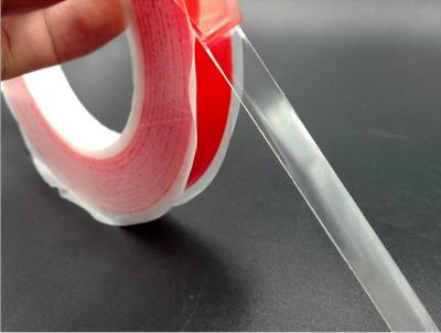 China PET Double Sticky Tape 50mm x 50m High Adhesion Industrial Grade for sale