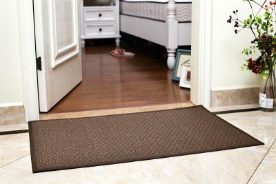 China PVC Mesh Fabric Footcloth Door Mat Easy Rinse 60x40cm Indoor Outdoor for sale