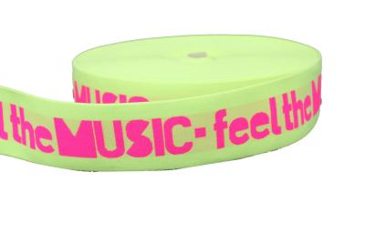 China Custom Printed Underwear Elastic Waistband Factory Elastic Tape 2 Inch Width for sale