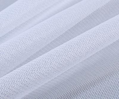 China The liner fabric screen cloth 100% polyester ripple mesh fabric for sale