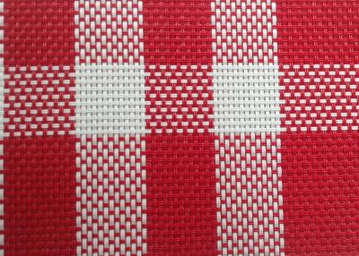 China UV Resistant Textilene PVC Mesh Fabric 600D Waterproof for Outdoor Chair and Table Mat for sale