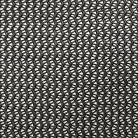 China 240gsm 300D Black Wavy Curved Plain Polyester Air Mesh Fabric for Laundry Bags and Net Pockets for sale