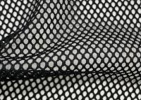 China 150g Low Elastic Polyester Hexagonal Mesh Fabric for Luggage Clothing Lining Laundry Bag for sale