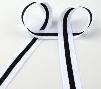 China Custom Color Polyester Woven Tape 10mm to 50mm Width for Garment and Bags for sale