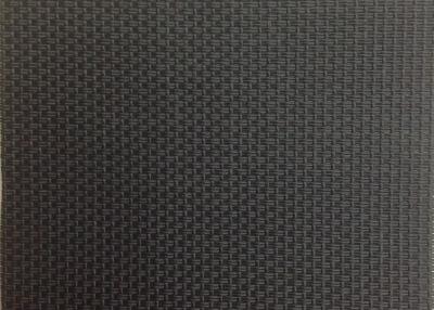 China PVC Coated Mesh Fabric Outdoor Furniture Fabric 2x1 Wire Woven UV Resistant Waterproof Black for sale