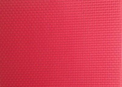 China Red 2x1 Wire Woven PVC Coated Mesh Fabric for Outdoor Chair for sale