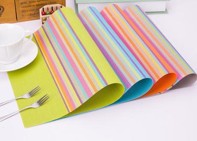 China Textilene Fabric Coffee Restaurant Placemat Easy Clean 30x45cm for sale