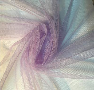 China 50D 100% Polyester Hexagonal Mesh Fabric Pink Red White Black Green 60 Inch Width for sale