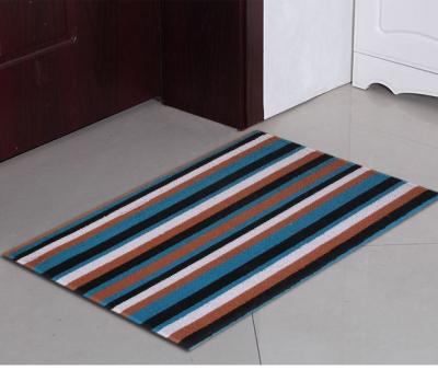 China PVC Woven Floor Mat Durable Door Mat 60x90cm Customizable Indoor Outdoor Use for sale
