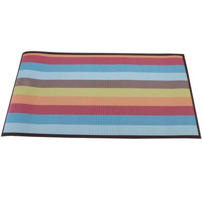 China PVC textilene fabric floor mat for sale