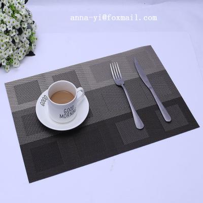 China Table Placemat Kitchen Tools Tableware Pad Coffee Tea PVC Placemat Mat supplier for sale