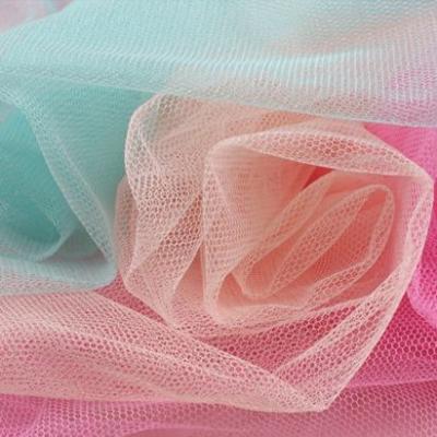 China Hexagonal Mosquito Netting Fabric Mesh 100% Polyester 20D Fine Knit for Clothing for sale