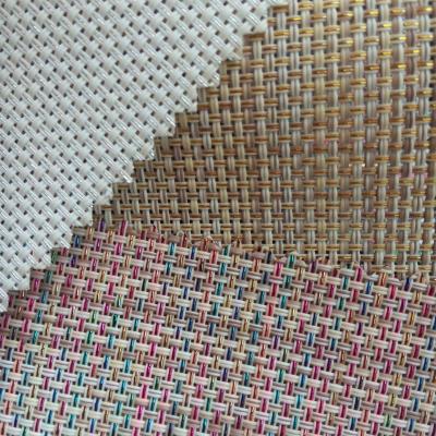 China Outdoor Textilene Mesh Fabric Silver Golden UV Resistant 95% Shade Fabric 2m Width for sale