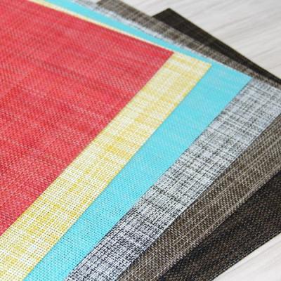 China PVC Coated Mesh Fabric Textile 2x2 Woven Style Cloth in Multiple Colors for sale