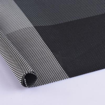 China Textilene Outdoor Fabric Sunshade Screen PVC Coated Polyester Mesh 95% UV Block for sale
