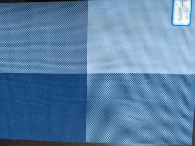 China Eco-Friendly TEXTILENE PVC Coated Fabric Table Mats Placemat 45x30 cm Washable for sale