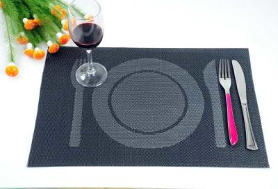 China Reversible Textilene Placemats 30x45cm Heat Insulation Non-Slip Table Mats for Daily Use for sale
