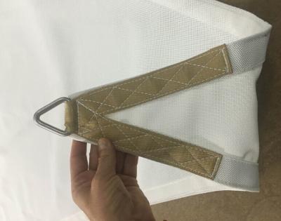 China White Textilene Outdoor Fabric Sunshade Screen Shade Sail 95% UV Block for sale