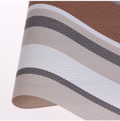 China Textilene Solar Screen Fabric PVC Coated Polyester UV Sun Screen 90% Shade for sale