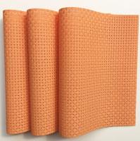 China Textilene Outdoor Furniture Weave Mesh UV Fabric 8x8 Wires Woven Orange 780gsm for sale