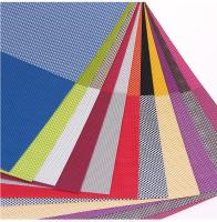 China Textilene PVC Coated Mesh Shade Fabric 2x2 Woven Style 780gsm Outdoor for sale