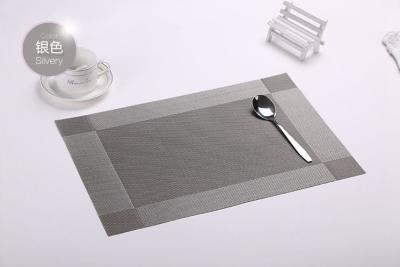China Reversible Textilene Square Placemats 40x40cm for Tabletop & Flooring Protection for sale
