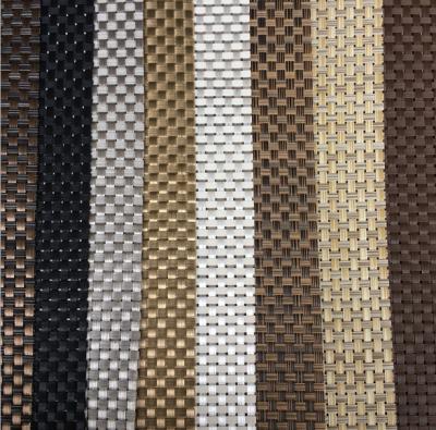China Textilene Fiber Outdoor Furniture Fabric UV Resistant 280 GSM Sunbed Material for sale