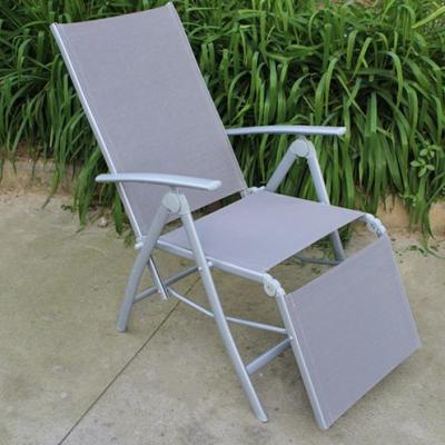China Outdoor Folding Arm Chair with Textilene Mesh Fabric and Iron Frame 200kg Capacity for sale