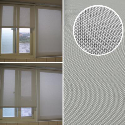 China Textilene Solar Screen Fabric 95% UV Block Sun Shade Curtain for Outdoor Use for sale