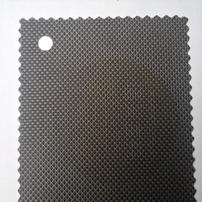 China 70% PVC 30% Polyester Roller Blind Fabric Sunscreen Screen 300cm Width for sale