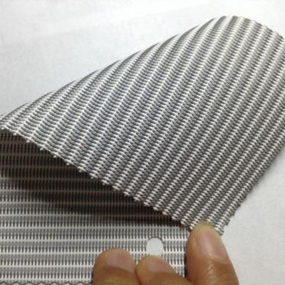 China Gray Roller Shades Outdoor Anti-UV Shade Screen Curtain Fabric 95% Block for sale