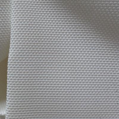 China Textilone 2X1 White Outdoor Sunshade Fabric Anti-UV Fireproof 280gsm for sale
