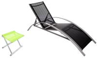 China Black Outdoor Patio Chair Fabric 520gsm Anti-UV PVC Polyester for sale