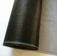 China Black Fiberglass Screen Mesh 17x14 Flame Retardant Fireproof Insect Screen 1m Width for sale