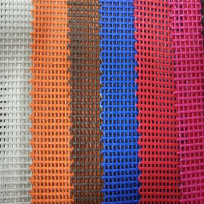 China PVC Coated Polyester Mesh Fabric Safety Fence 50m x 1.2m Black for sale