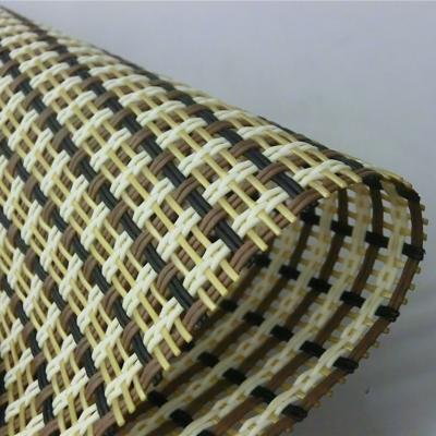 China 3X1 Weave Textilene Woven PVC Coated Mesh Fabric 2mm Thickness 180gsm for sale