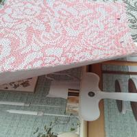 China 3D Textilene Wallpaper for Girls 580gsm PVC Polyester Fire Resistant 1.7m Width for sale