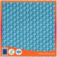 China Textilene Mesh Fabric 620gsm 70% PVC 30% Polyester Outdoor Furniture Blue for sale