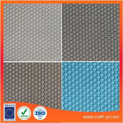 China Textilene Mesh Fabric 620gsm 70% PVC 30% Polyester Outdoor Furniture Blue for sale