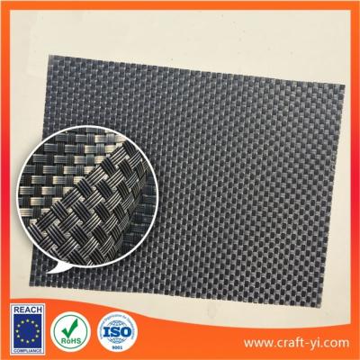China Reversible Textilene Placemat Adiabatic Heat Resistant 30x45cm Durable Tonal Design for sale