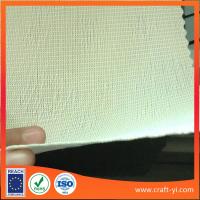 China White Fireproof Textilene Fabric 3D Wallpaper 460gsm Home Screen for Girls Room for sale