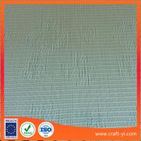 China White Fireproof Textilene Fabric 3D Wallpaper 460gsm Home Screen for Girls Room for sale