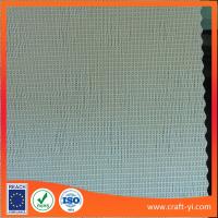 China White Fireproof Textilene Fabric 3D Wallpaper 460gsm Home Screen for Girls Room for sale