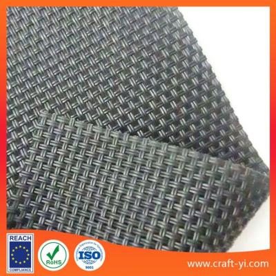 China Black Textilene Fabric 630gsm 1.5-2.5m Width for Hammock Sun Lounger Outdoor Furniture for sale