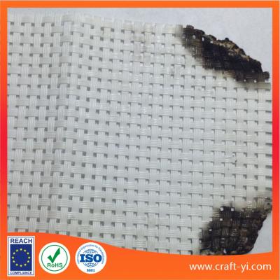 China Fireproof 4x4 Woven Mesh Textilene Outdoor Patio Furniture Fabric 300D for sale